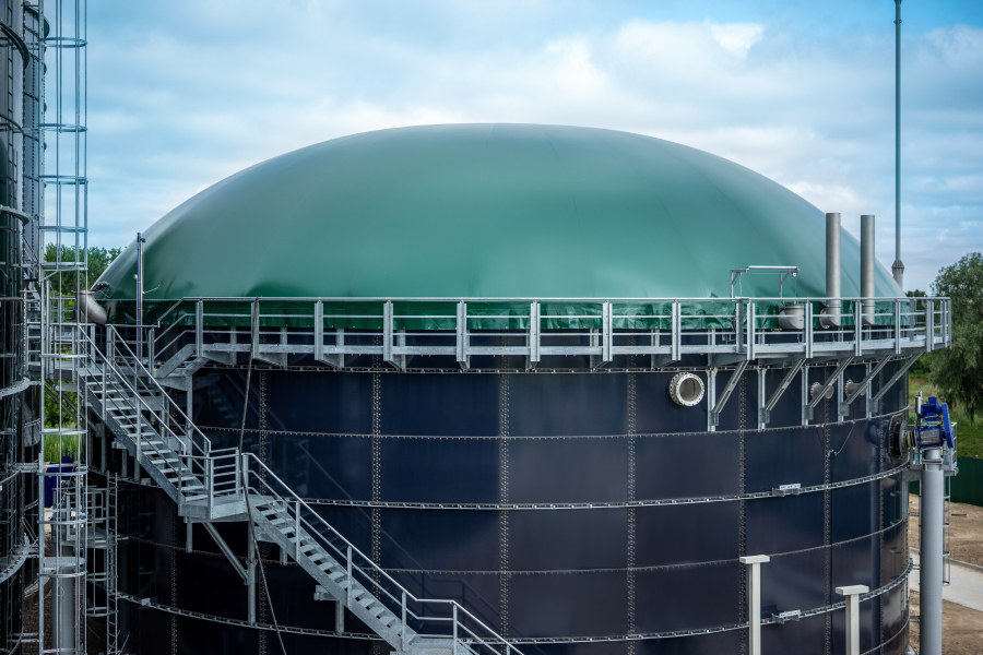 Zorg Biogas GmbH | Steel tank with flexible gas holder