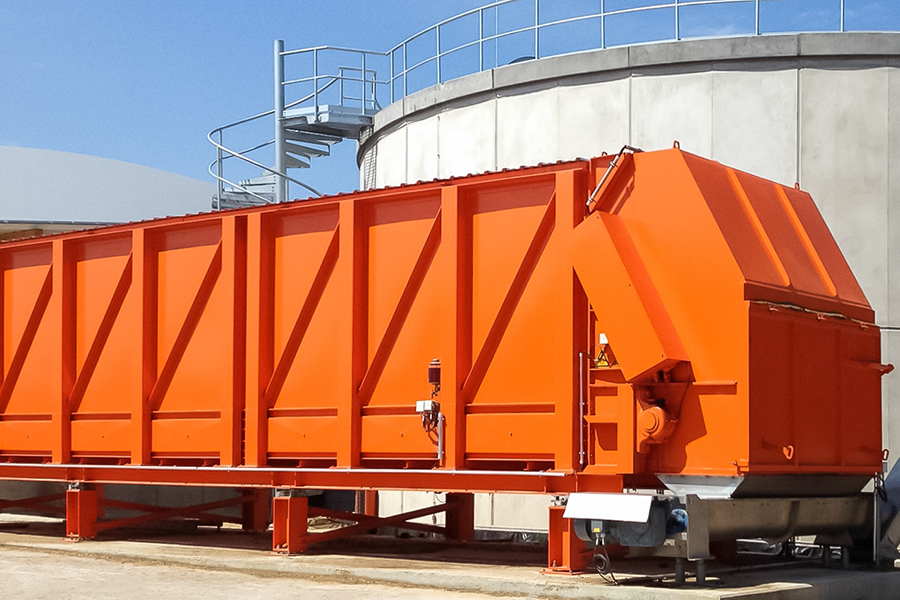 Zorg Biogas GmbH | Catalogue | Solids feeder H80, 80 m³