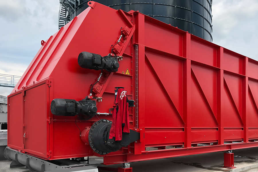Zorg Biogas GmbH | Catalogue | Solids feeder H50, 50 m³